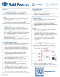 How to Play – Raid Format